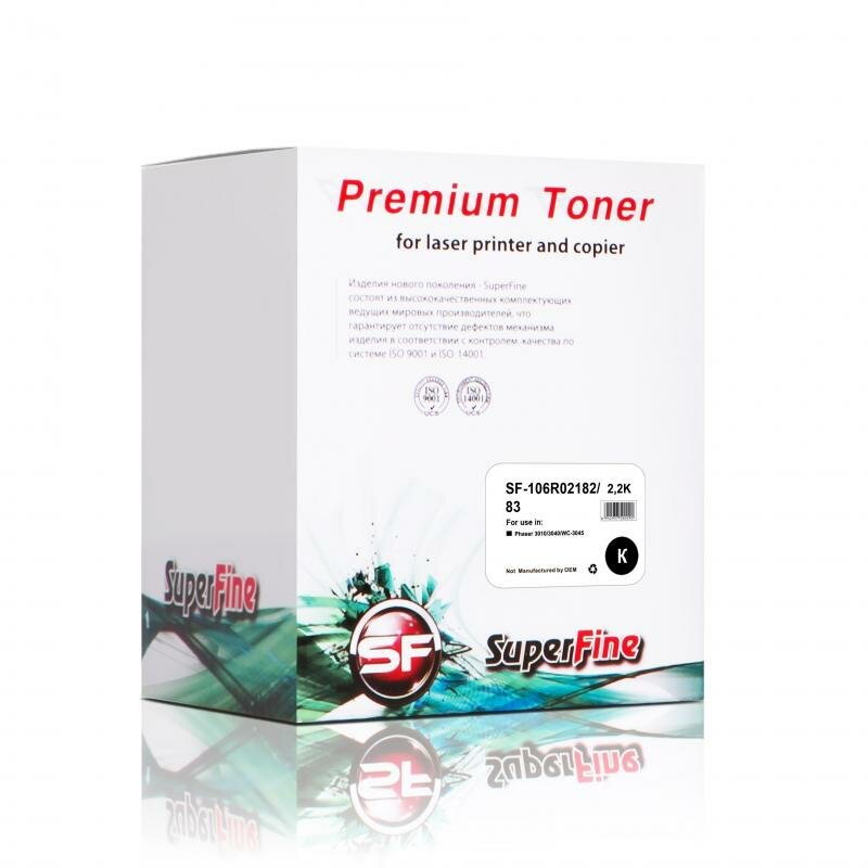 Картридж SuperFine SF-106R02183 (SF-106R02182) для Xerox Phaser 3010/3040/WC-3045 2.2K, универсальный