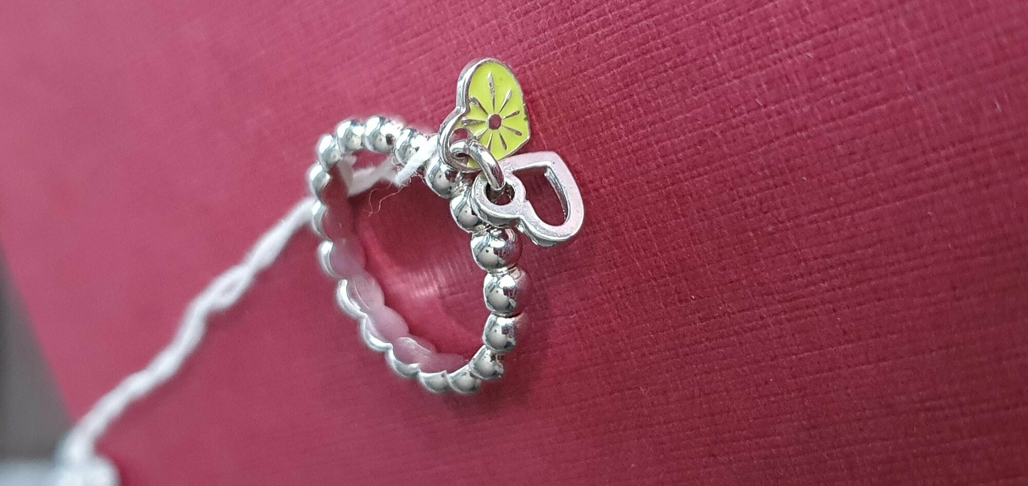 Кольцо тонкое, серебро, 925 проба, эмаль