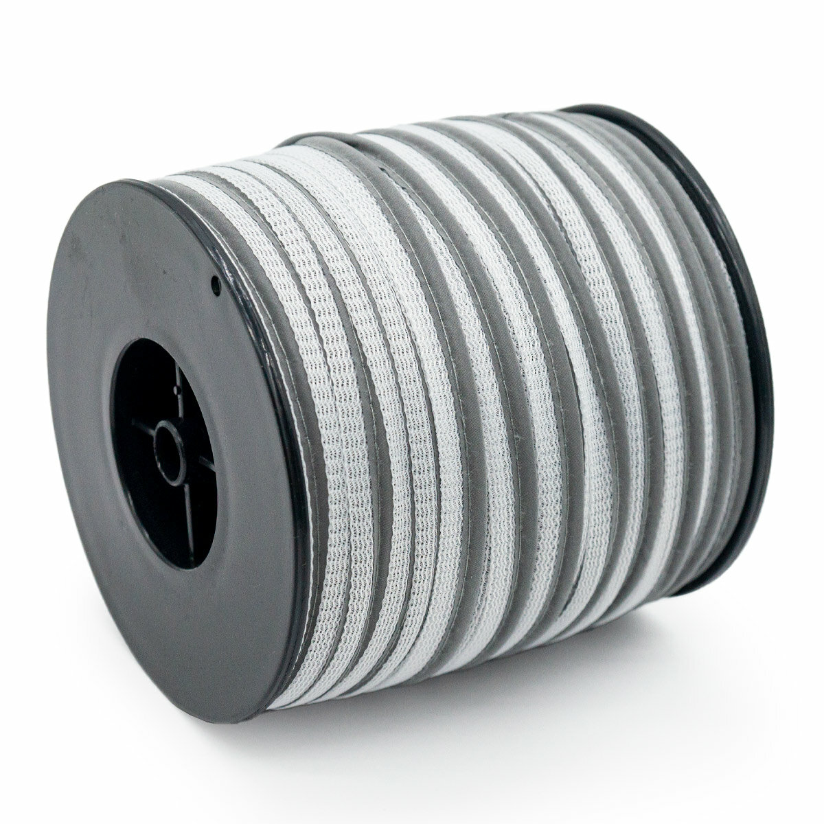 Кант отделочный светоотражающий айрис, 10 мм*65,80 м (серебро)