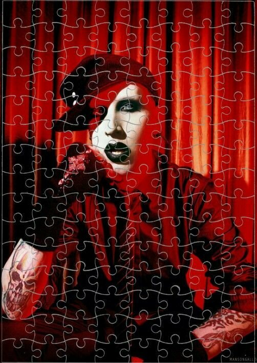 Пазл Marilyn Manson, Мэрилин Мэнсон №4, А3