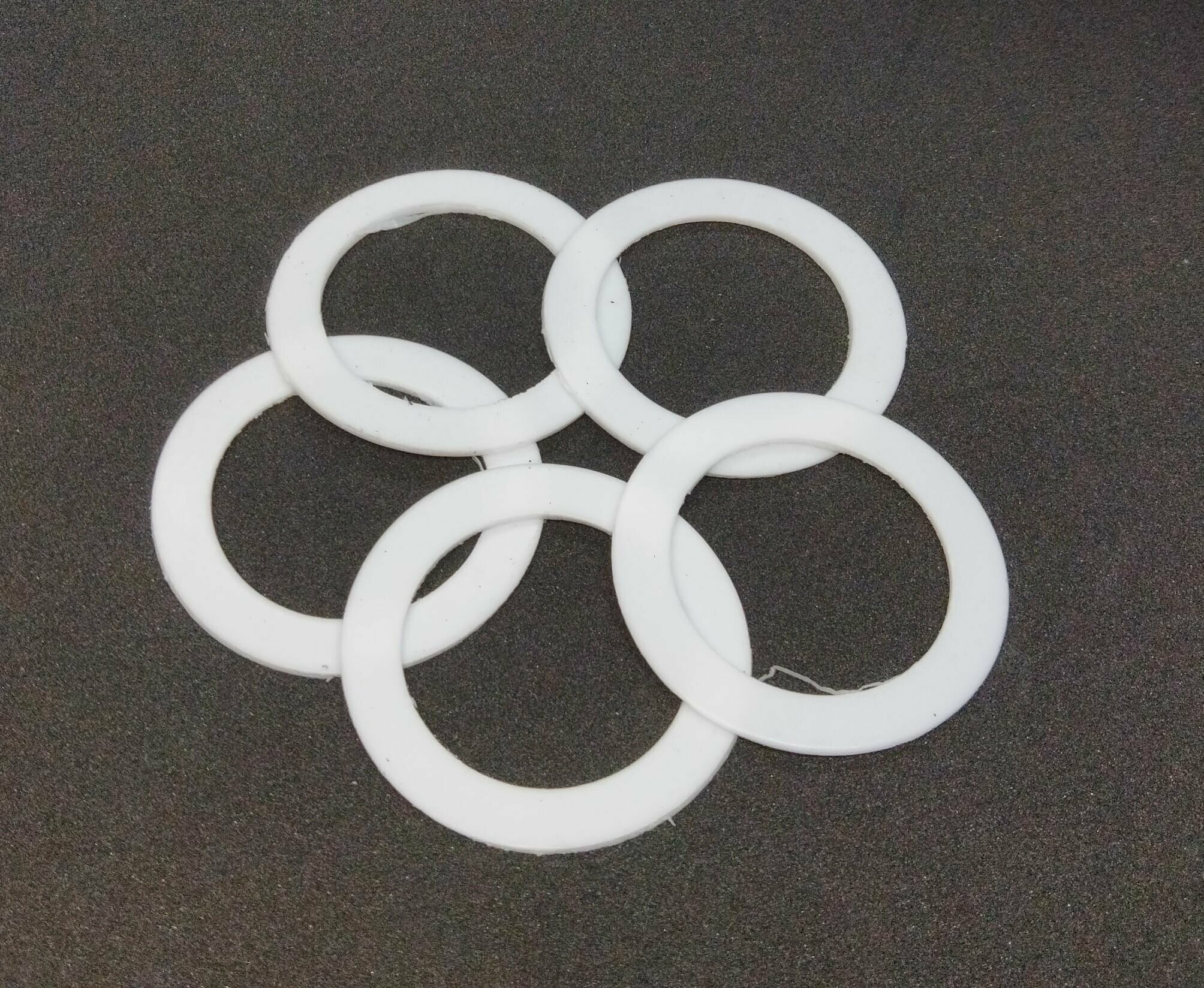 Фторопластовая HG прокладка 1 1/2" (45х63х2 мм), 5 шт Сорт 2