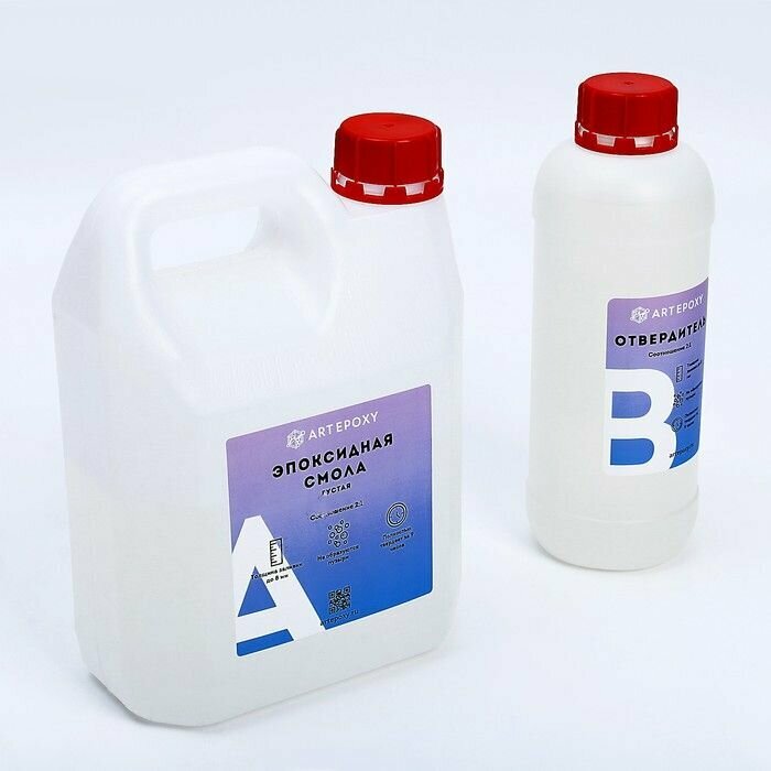 Эпоксидная смола для творчества ArtEpoxy Густая 3кг 21662