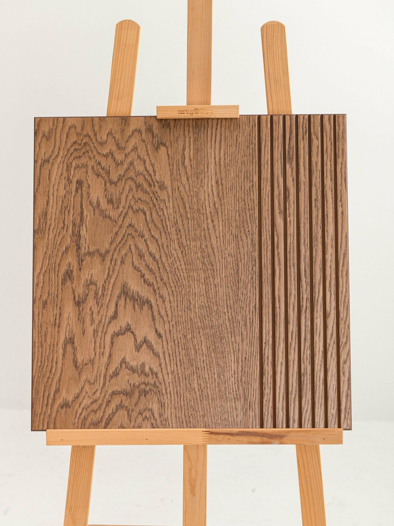 Стеновая панель из дерева, шпона натурального дуба, 4 шт 50х50 см, WP 02 AIS DESIGN studio