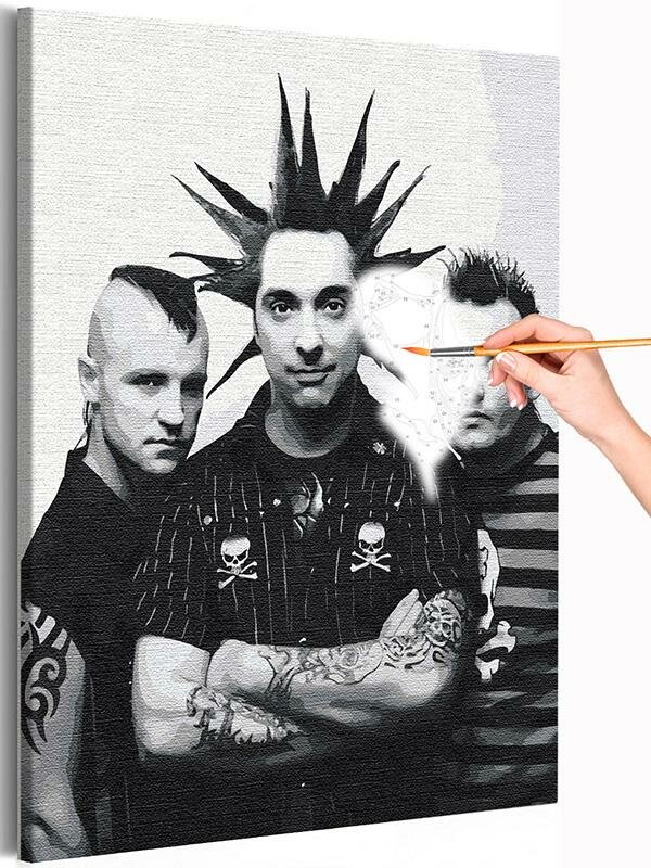 Король и шут / Музыка Раскраска картина по номерам на холсте 40х50