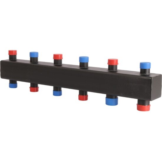 Коллектор Rommer распределительный 3(5) отопительных контура 1х1 1/4"