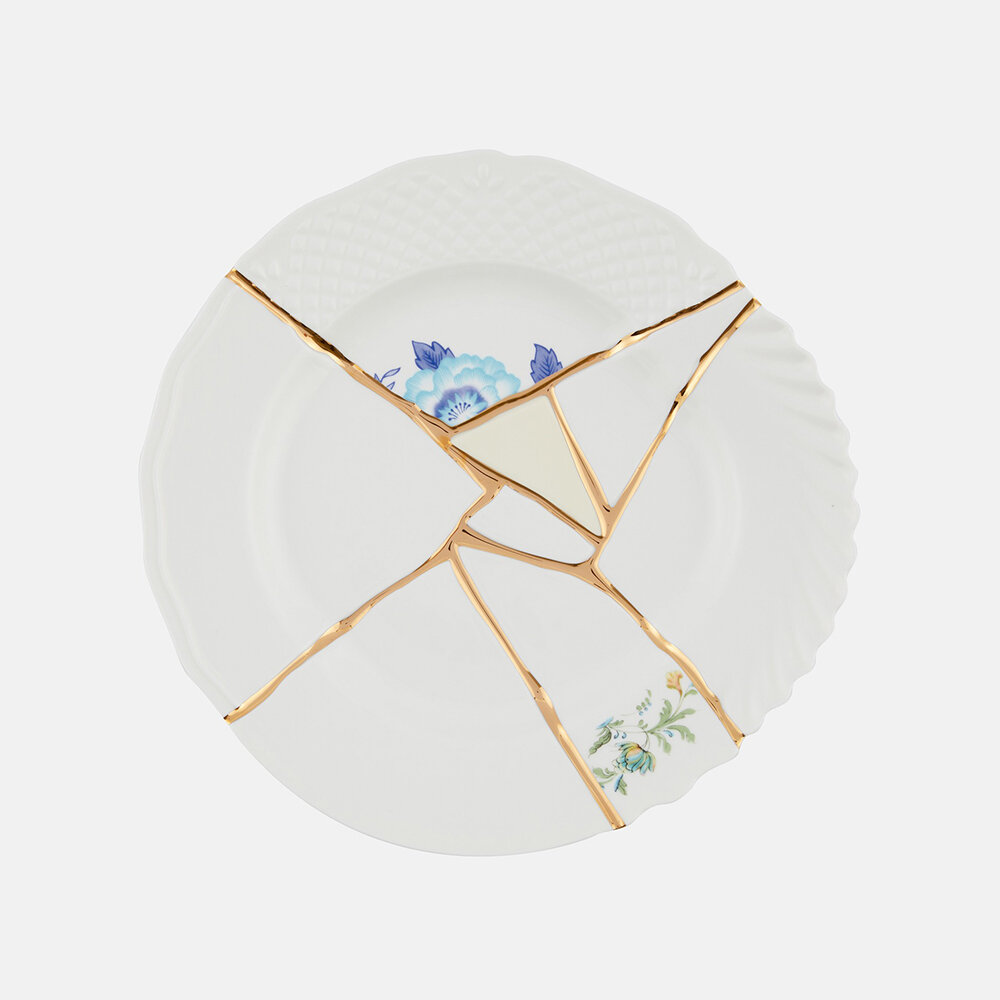 Тарелка Seletti Kintsugi, фарфор, 09613, Италия