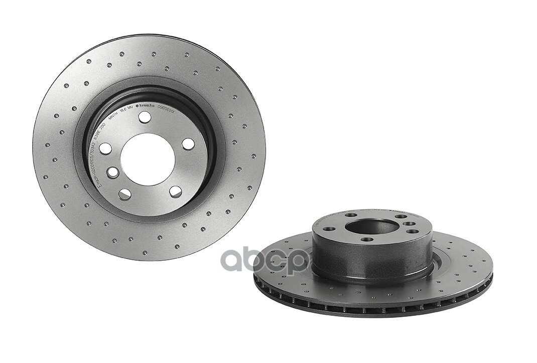 Диск тормозной BMW X4 (F26) xDrive 35 i 2014-2018 шт. Brembo арт. 09. B569.1X