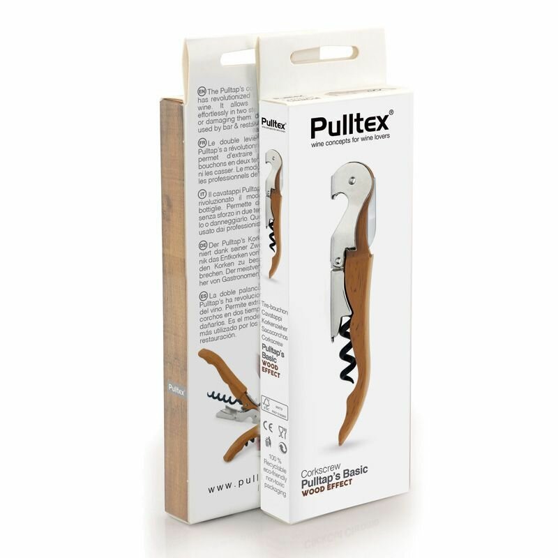 Штопор Pulltex Sacacorchos Pulltap's Basic Wood — фото 1