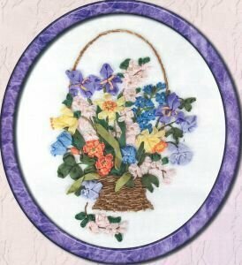 Набор для вышивания крестом, лентами "Весенняя премьера", 22х28 см, Ц-1180, Panna