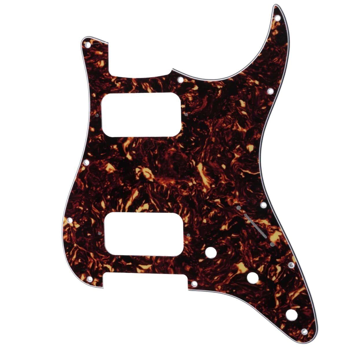 Панель для оригинального Fender Stratocaster HH US/Mexico, Musiclily MX2248DT, четырехслойная, черепаший панцирь