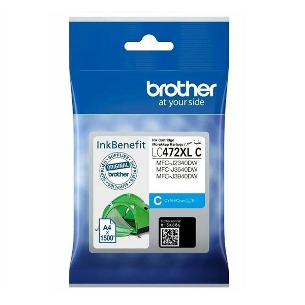 Картридж BROTHER LC472XLC голубой