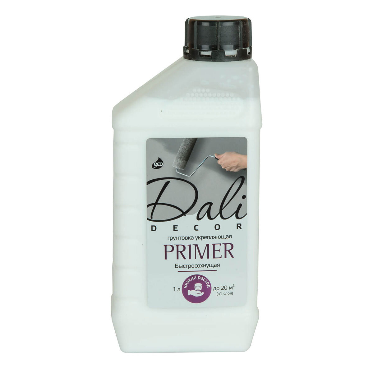 Грунтовка DALI-DECOR PRIMER укрепляющая, акриловая, быстросохнущая, бесцветный 1л