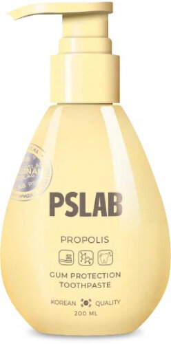 Зубная паста Pslab для ухода за деснами с прополисом, 200 мл