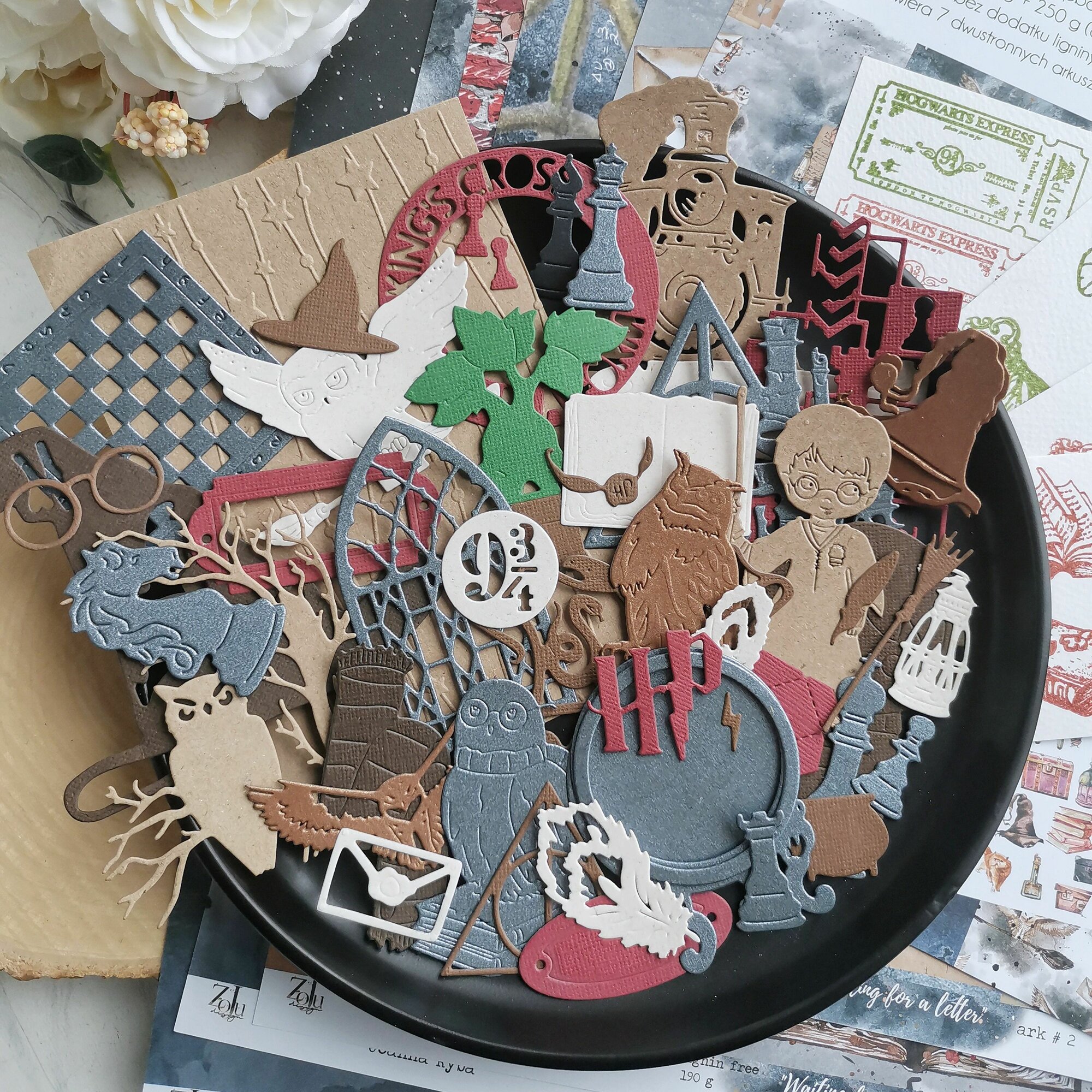 Набор вырубки для скрапбукинга Гарри более 40 элементов