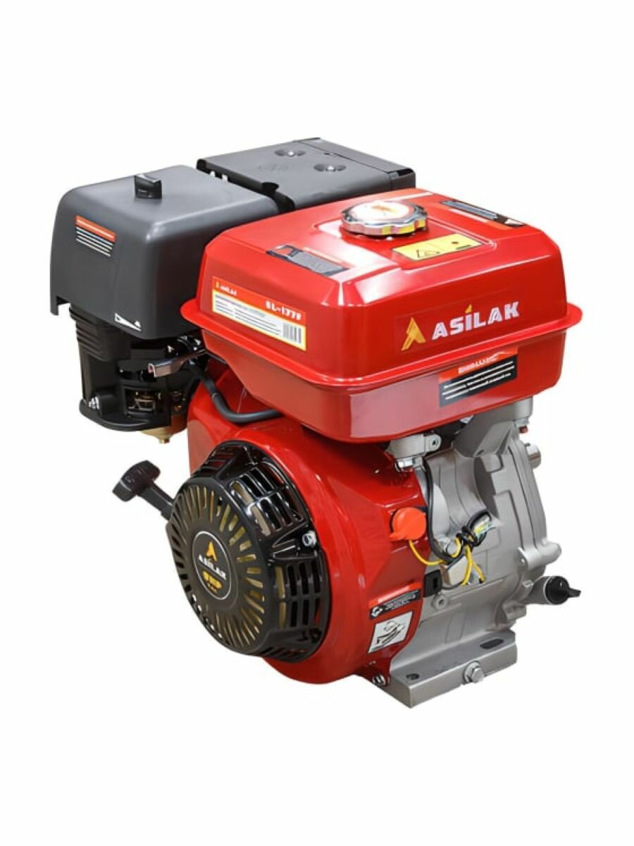 AsilaK Двигатель бензиновый 6.6 кВт 9.0 л. с. SL-177F-D25