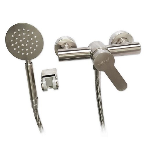 MAGNUS Смеситель в ДУШ, шаровый из нержавеющей стали 9192
