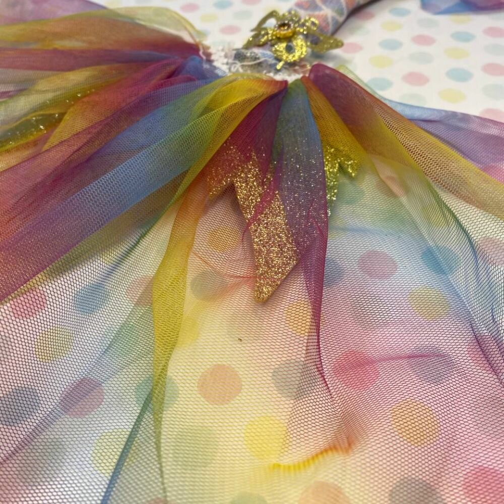 Кукла русалка, радужная