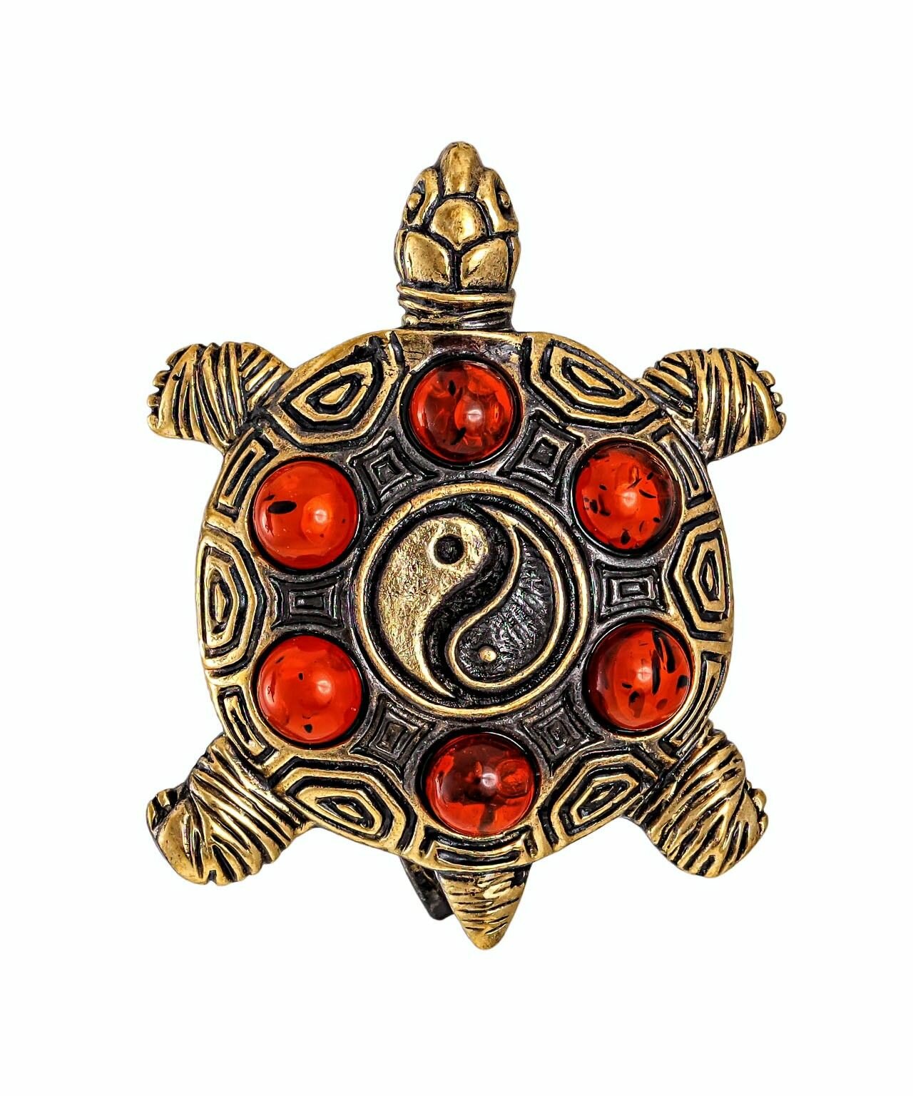 Брошь, янтарь