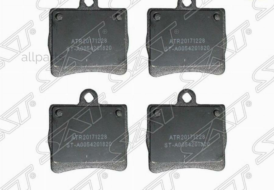 SAT ST-A0054201820 Колодки тормозные (Сзади) Mercedes-Benz C-Class 93-01 / E-Class 84-95