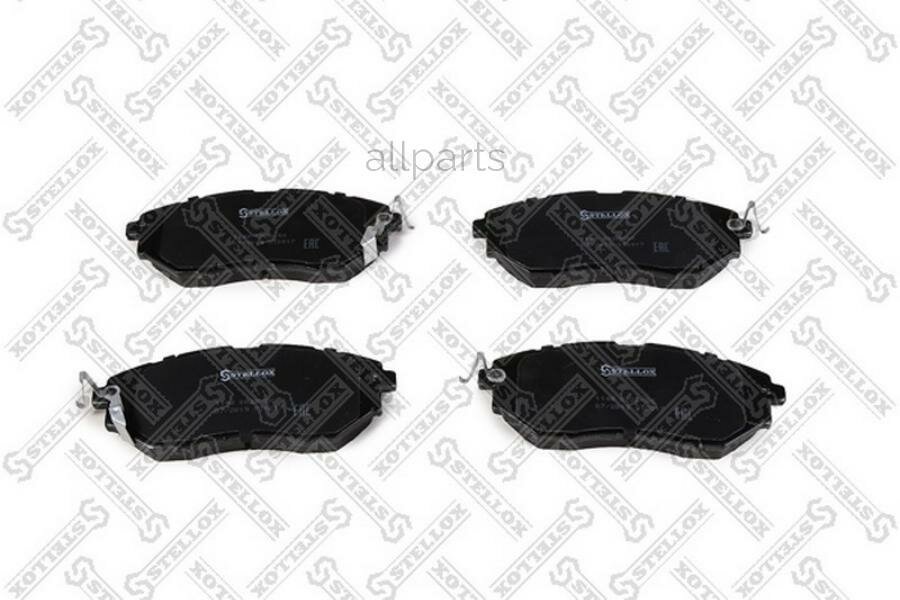 STELLOX 1148002BSX колодки дисковые пер! с антискр. пл.\Subaru Legacy/Outback/Tribeca 2.0/2.5/3.0/3.6 03>