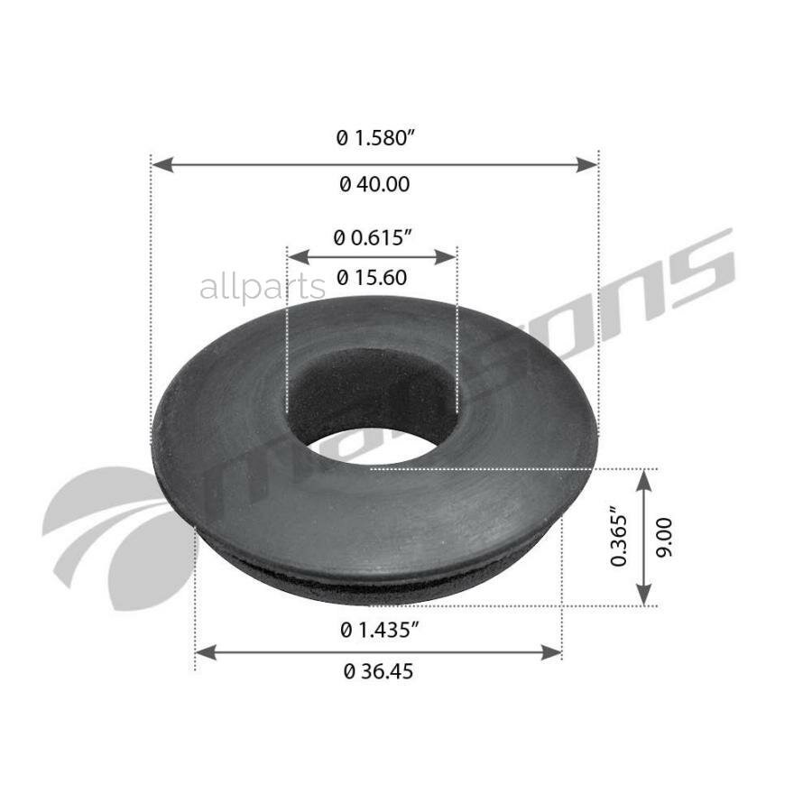 MANSONS 890002 кольцо ! резиновое соединительной головки \FRL/INTERN