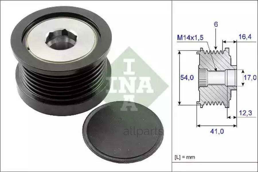INA 535025910 Шкив генератора