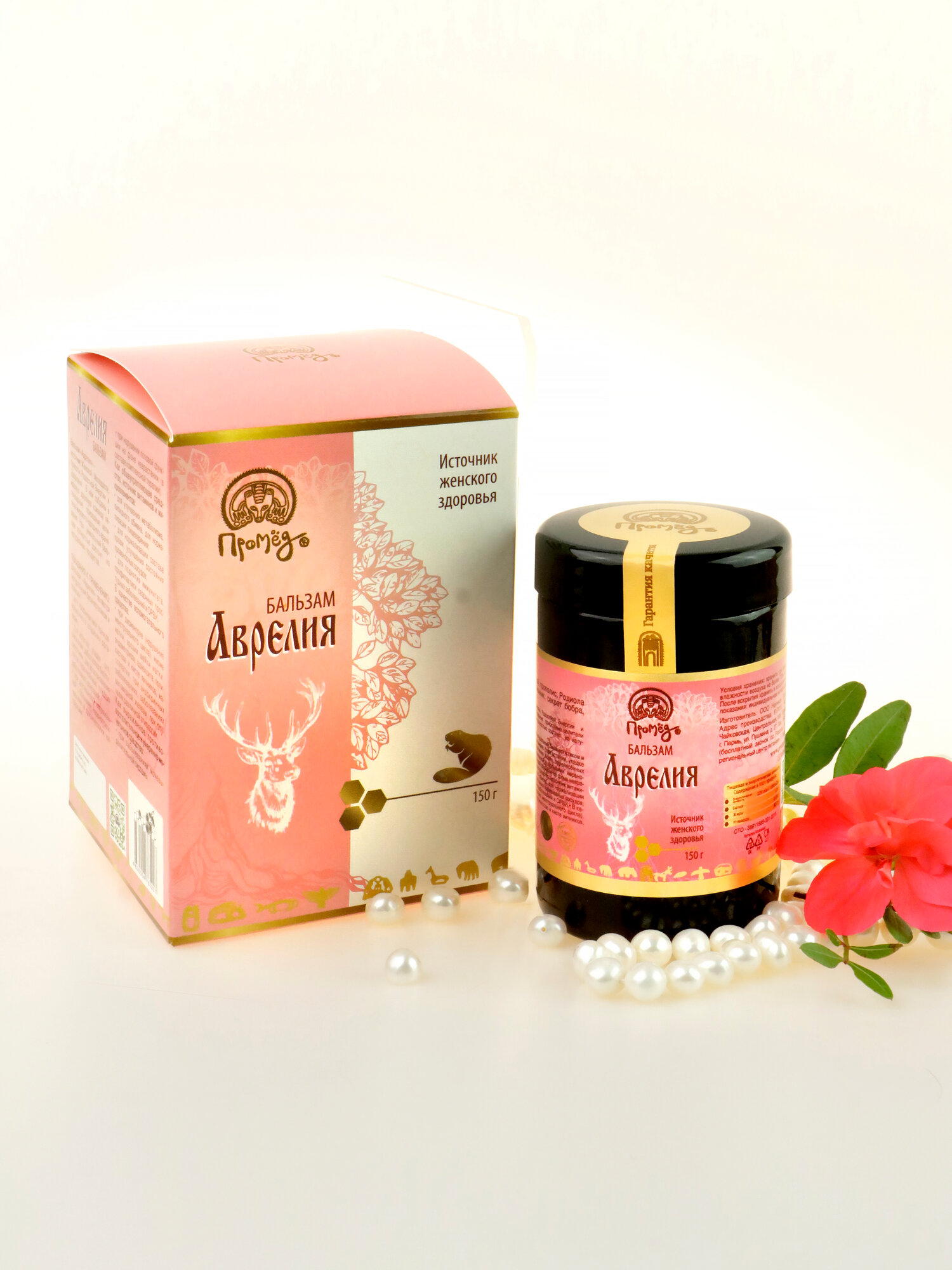 Бальзам "Аврелия" источник женского здоровья с пантами марала 150 г