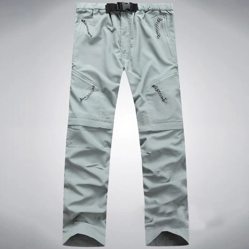 ESDY Быстросохнущие рыбацкие брюки 3XL 85kg-91kg, lightgrey