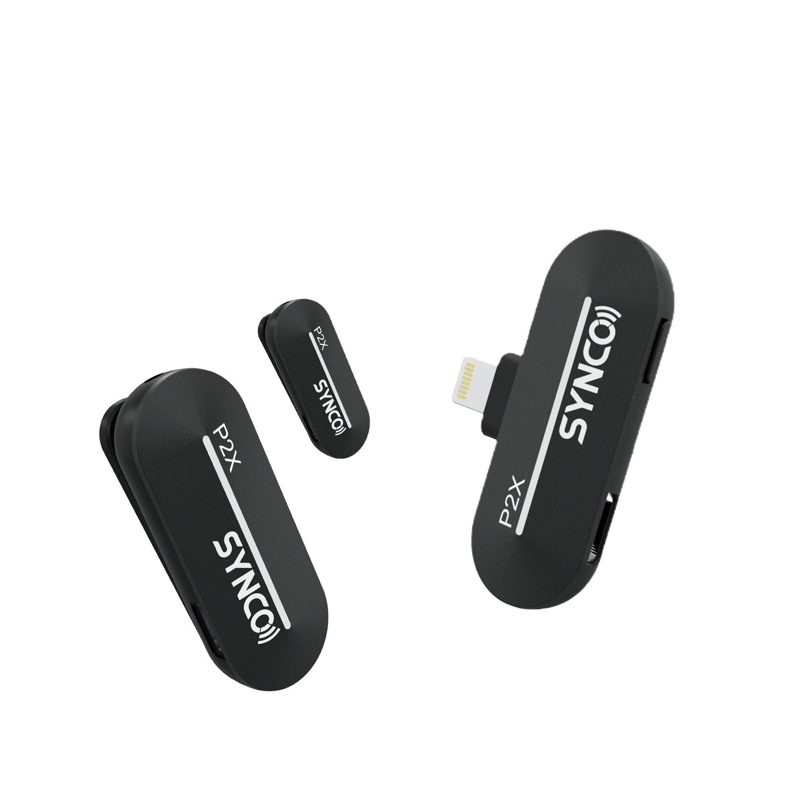 Беспроводной микрофон SYNCO, петличный, для iPhone, с шумоподавлением, встроенный аккумулятор (разъем Lighting iPhone)