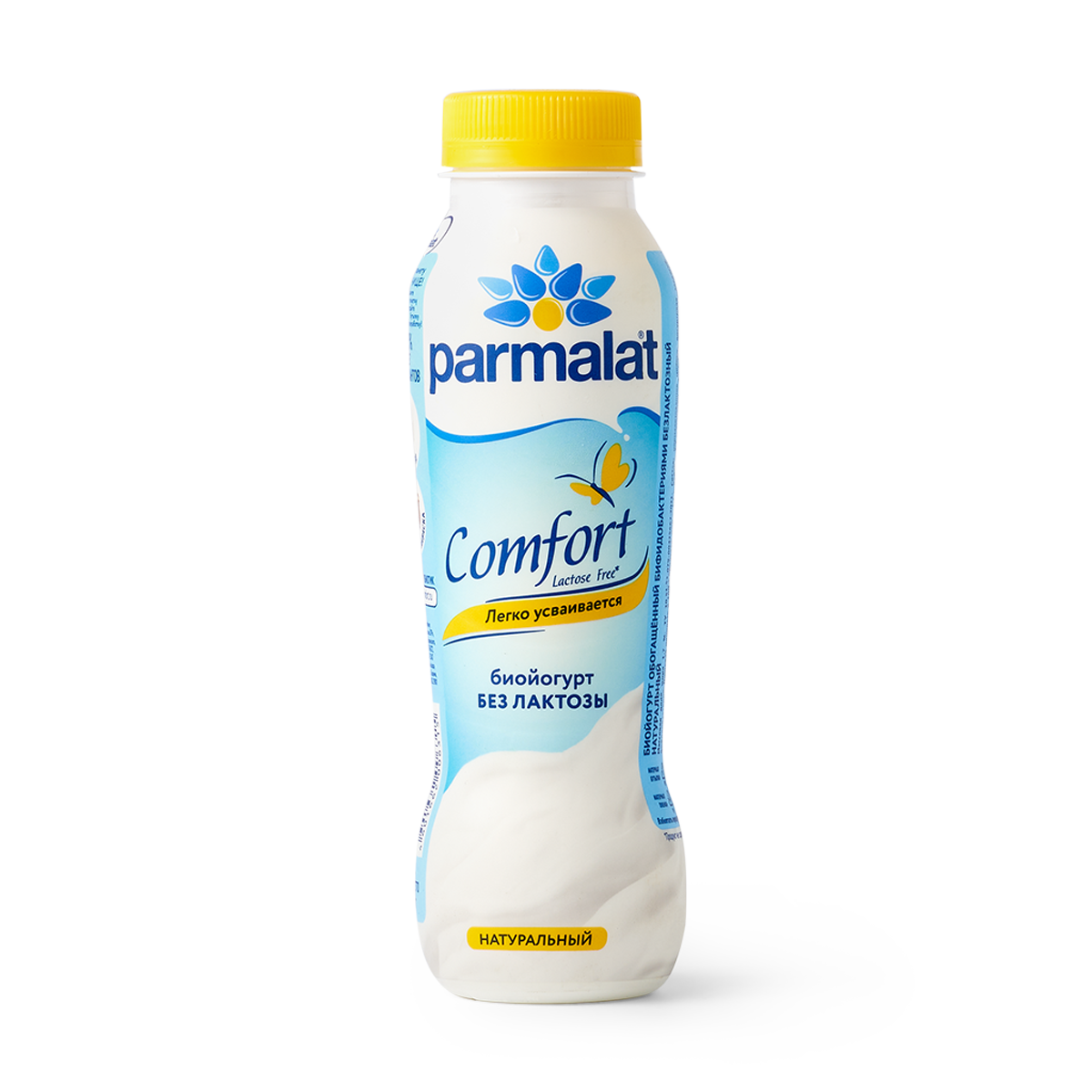Биойогурт питьевой безлактозный Parmalat Comfort натуральный 1,7%
