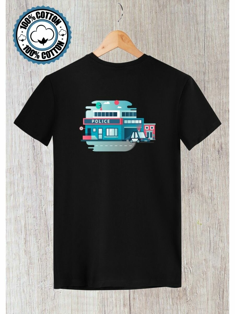 Футболка отдел полиции police car