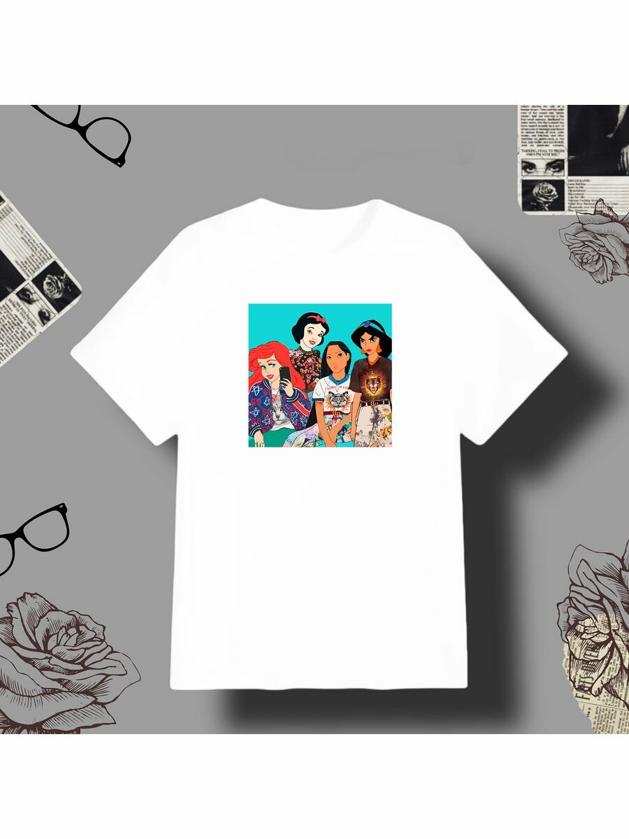 Футболка принцессы дисней disney современные