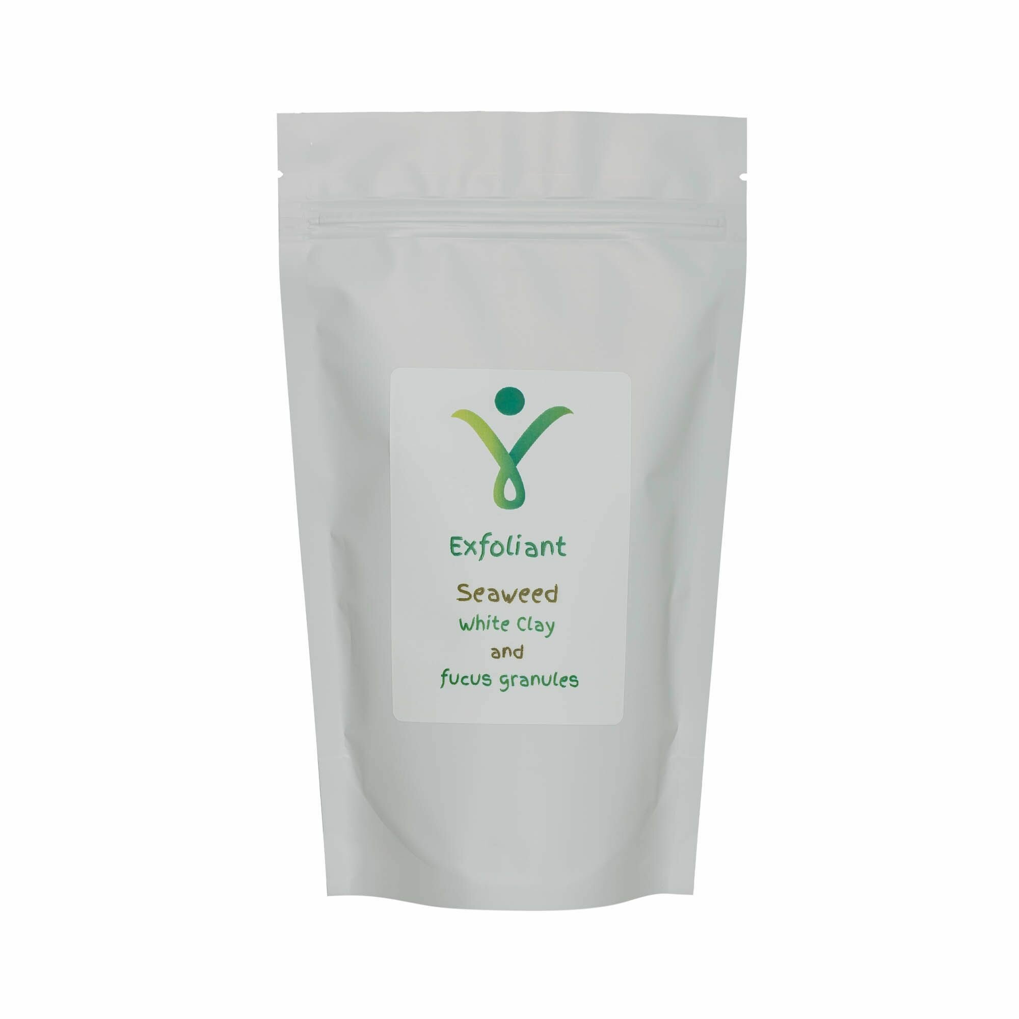 Пилинг-эксфолиант с белой глиной и гранулами фукуса