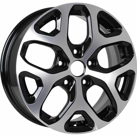 Колесный литой диск iFree Original КС869 (ZV 16_Vesta Cross) R16x6.5 4x100 ET43 CB60.1 Almaz_black