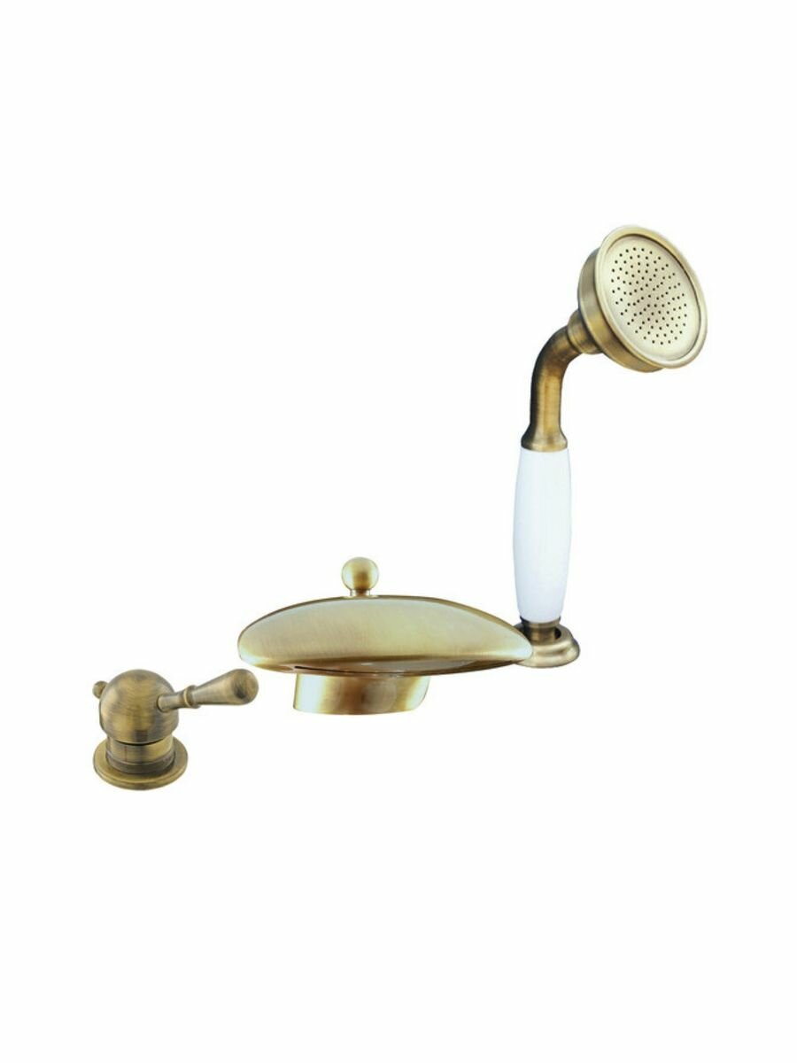 Смеситель на борт ванны, цвет бронзовый, RAV SLEZAK, L470.5SSM