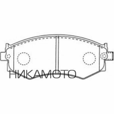 AIKO PF2176 Колодки тормозные NISSAN Avenir, Laurel, Primera (1993-1999) передние