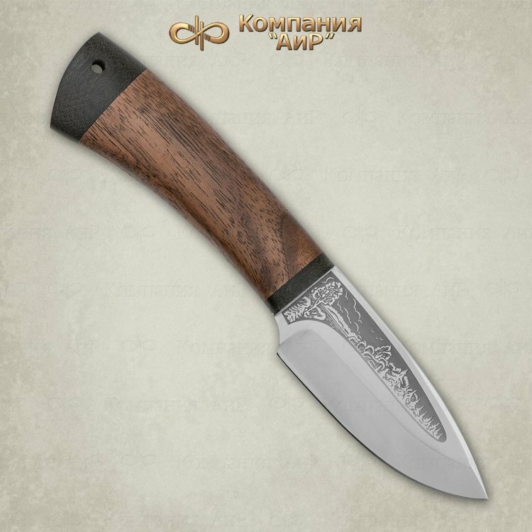 Нож АиР Добрый 95х18 орех