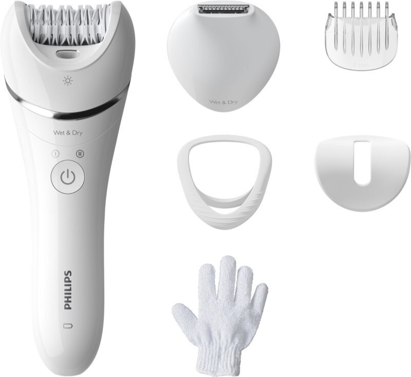 Эпилятор Philips BRE715 Epilator Series 8000, белый