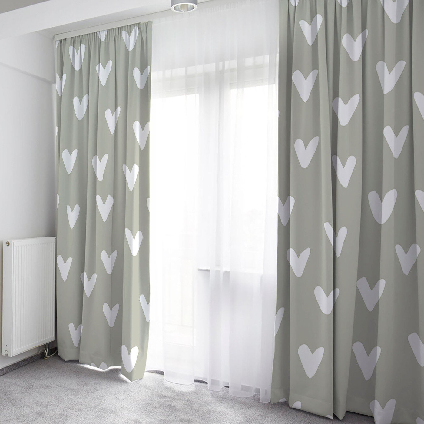 Шторы (фотошторы) из габардина, 290х230 см, Good Room