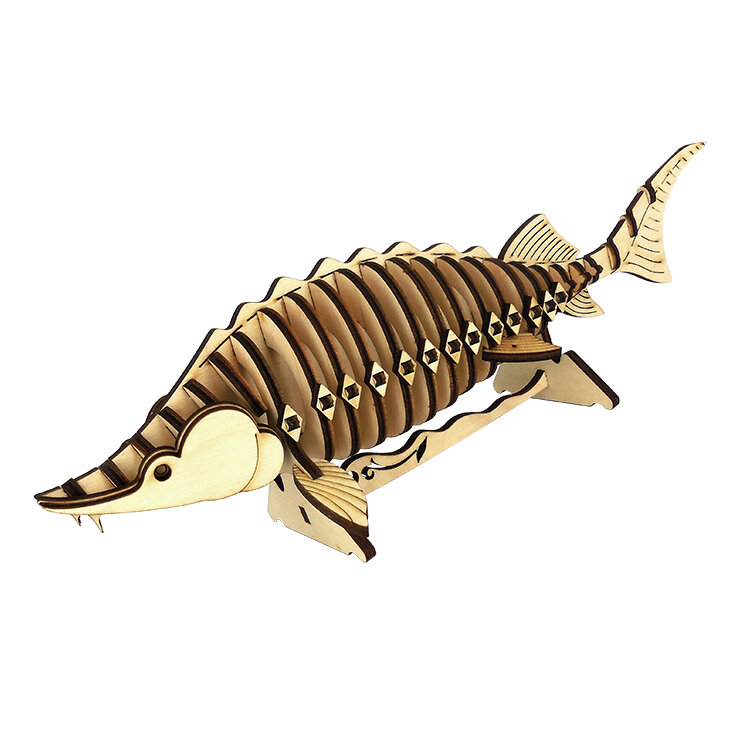 Сборная модель - осётр (упаковка - пакет)