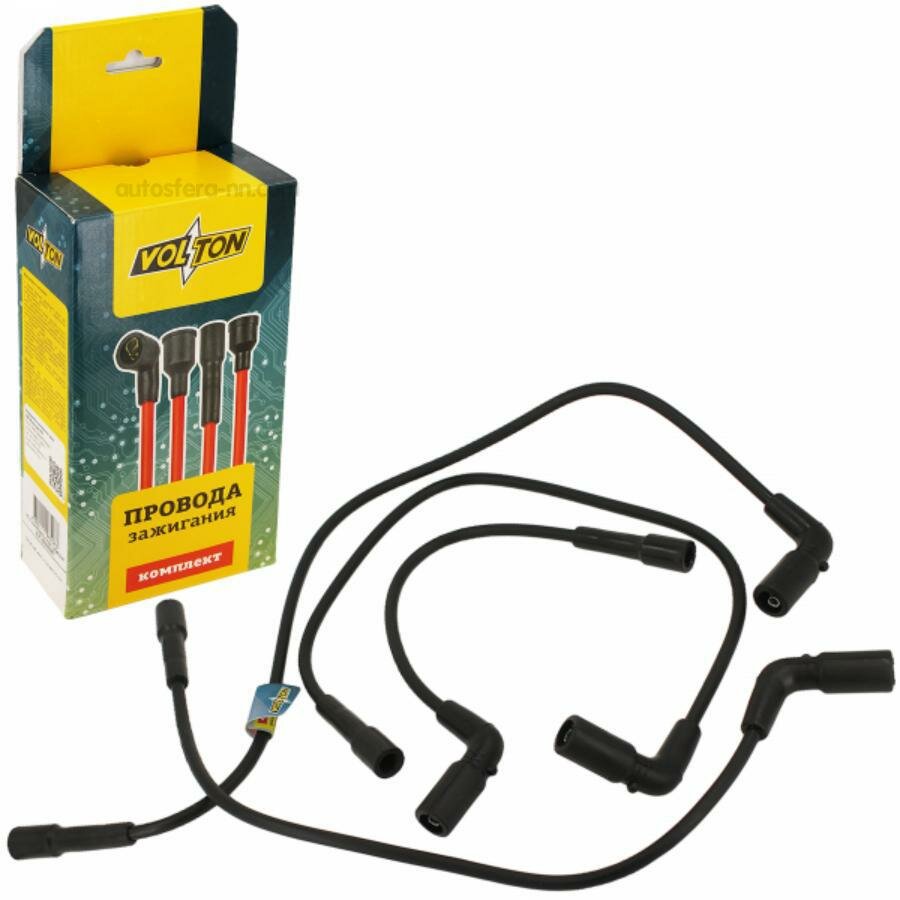 VOLTON VLT307370708010 Провода ВВ кт. Daewoo SENS, ZAZ Chance / Tavria с двигателем МеМЗ-307, объёмом 1.3л "VOLTON"