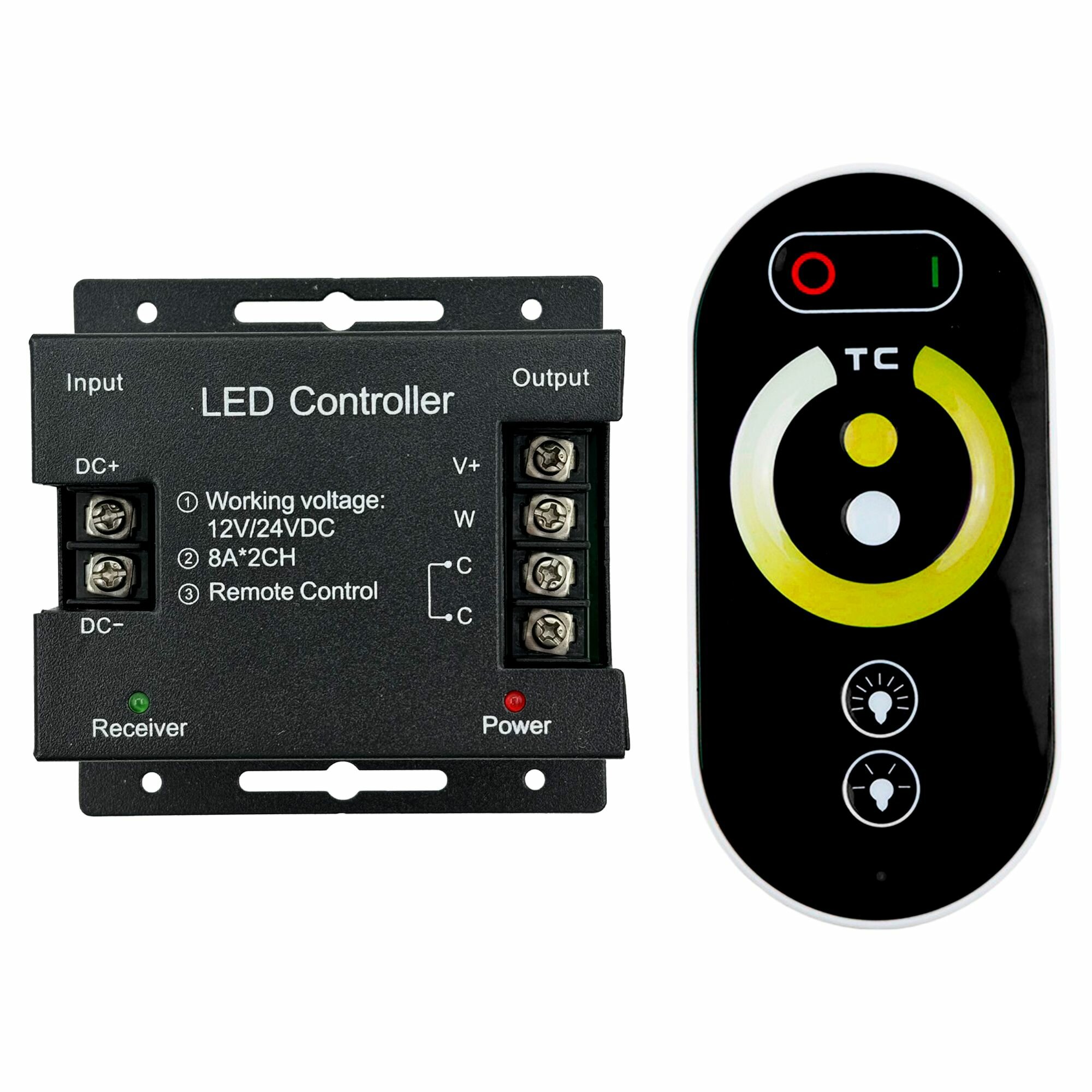 Контроллер сенсорный Теплый.+Холодный в одном диоде, для светодиодной ленты