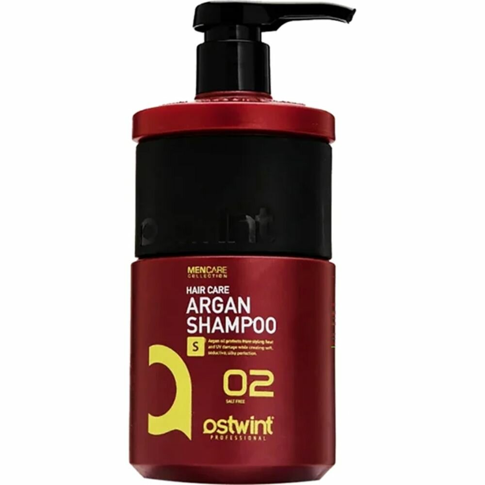 Шампунь для волос Ostwint Argan Shampoo для мужчин очищение 600 мл