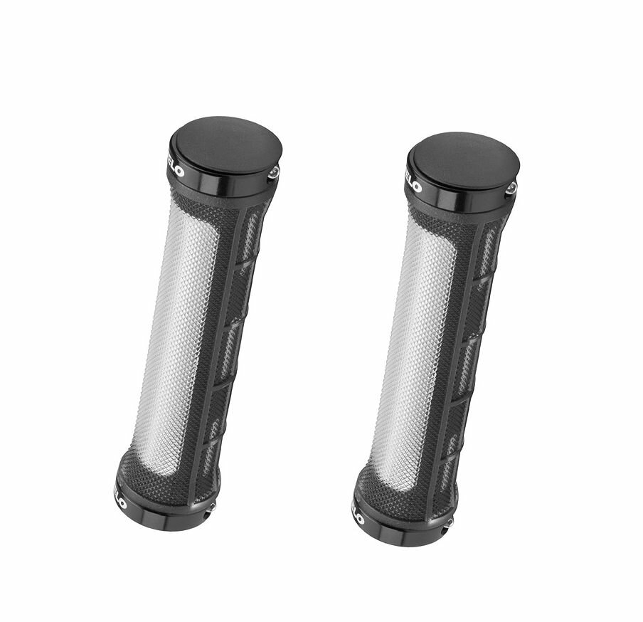 Грипсы для велосипеды STELS VLG-975AD2-L2(H), 135 мм, гель 2-х слойный, черные, пара, арт. 150176