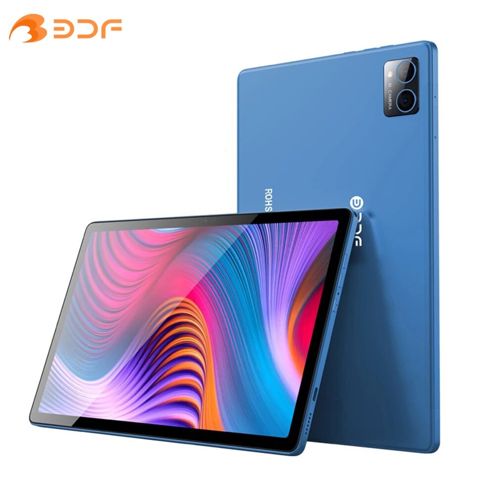 Планшет BDF P60, 10.1", 8/256ГБ, Wi-Fi+4G, Android