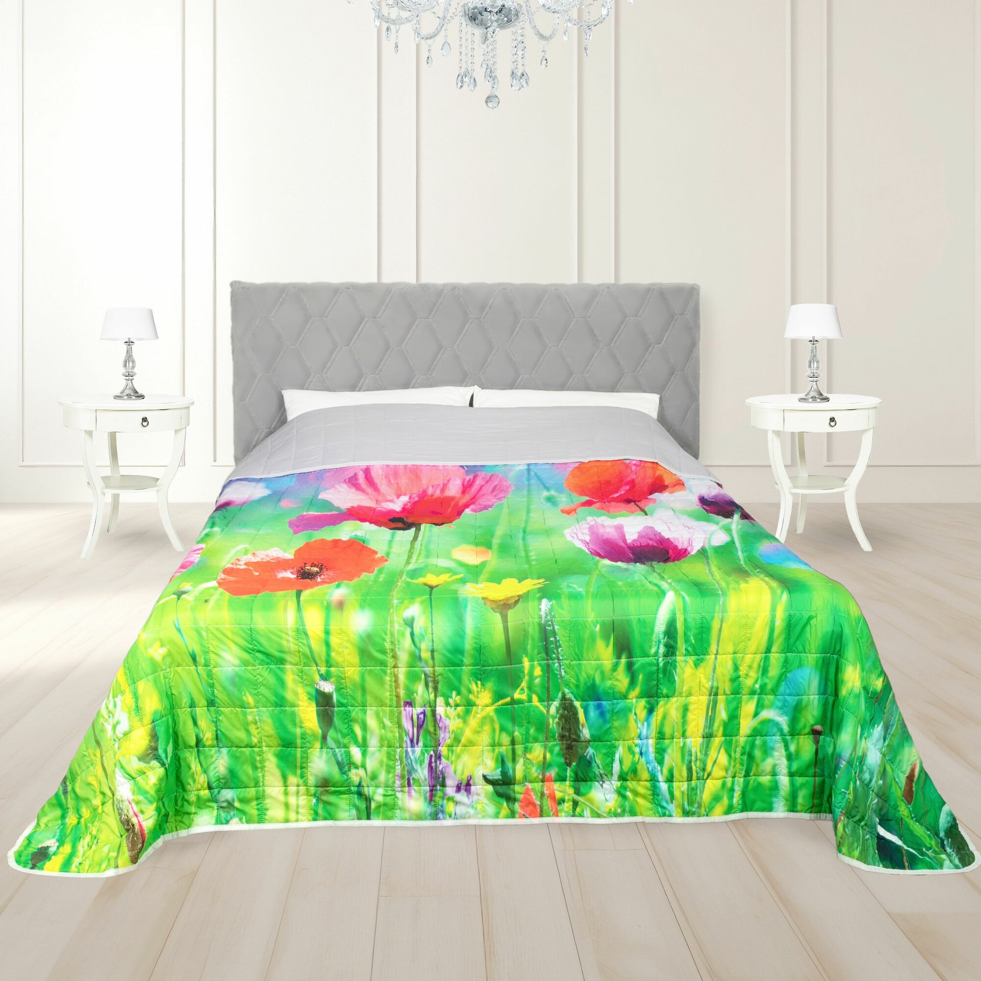 Одеяло - покрывало на кровать 260х260 см стеганное двуспальное, SERVALLI