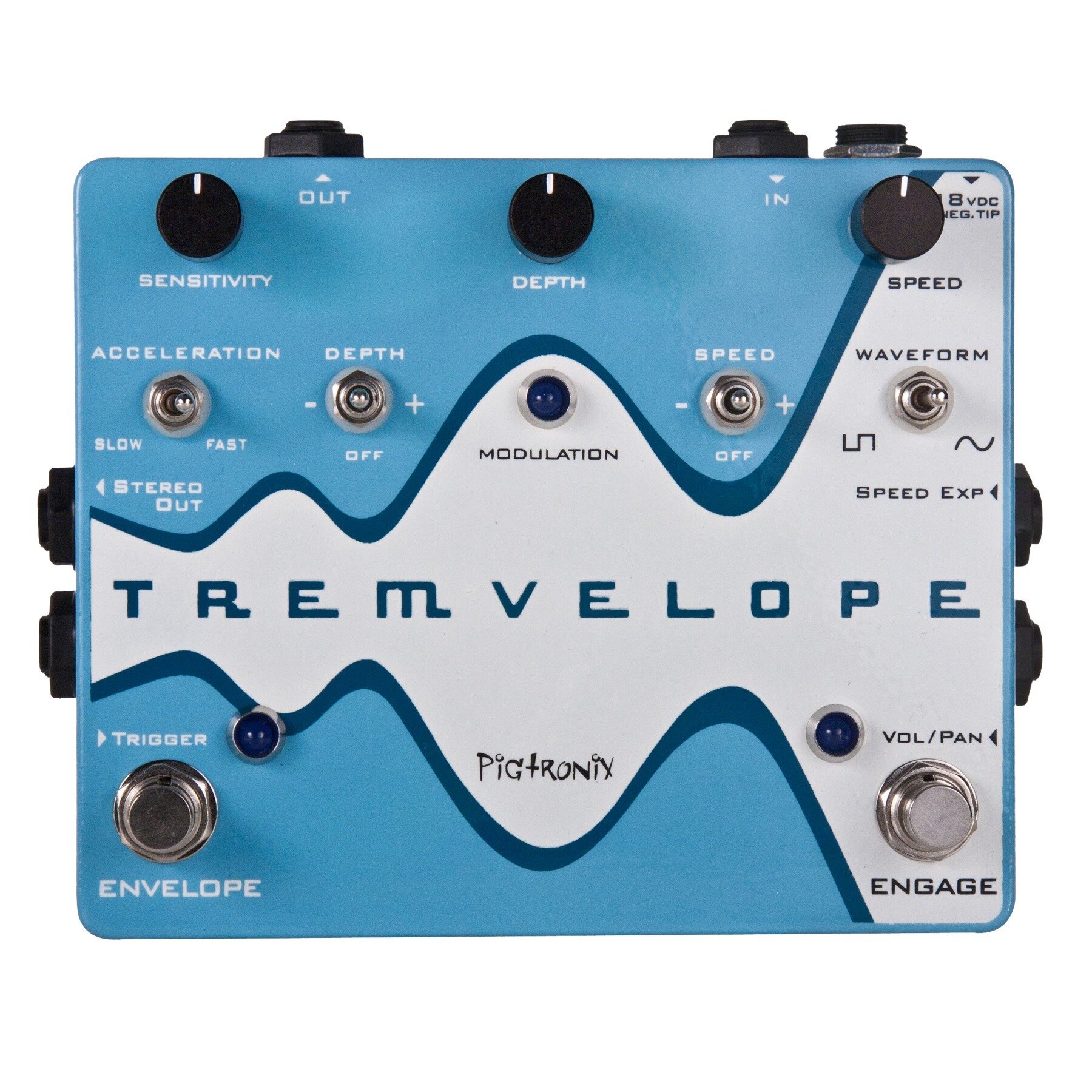 Педаль эффектов Pigtronix EMT Tremvelope Envelope Modulated Tremolo