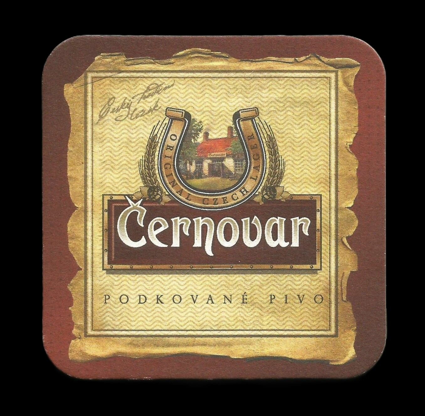 Бирдекель (костер) Cernovar Чехия (подставка под пивной бокал)