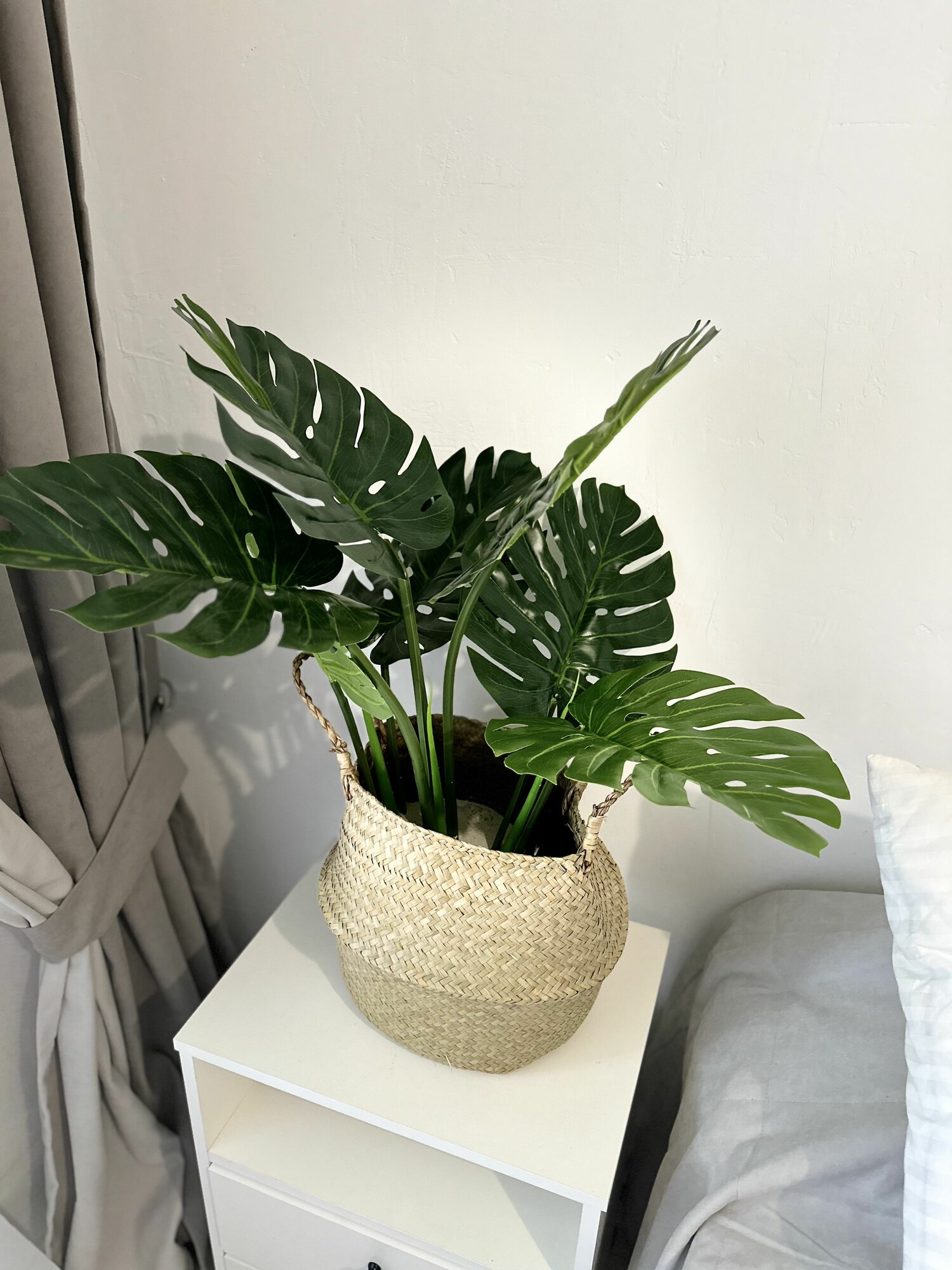 Искусственное дерево Монстера высокое в техническом горшке