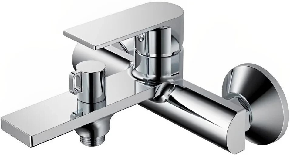 Смеситель для ванны Belz B60678 с душевым гарнитуром, хром